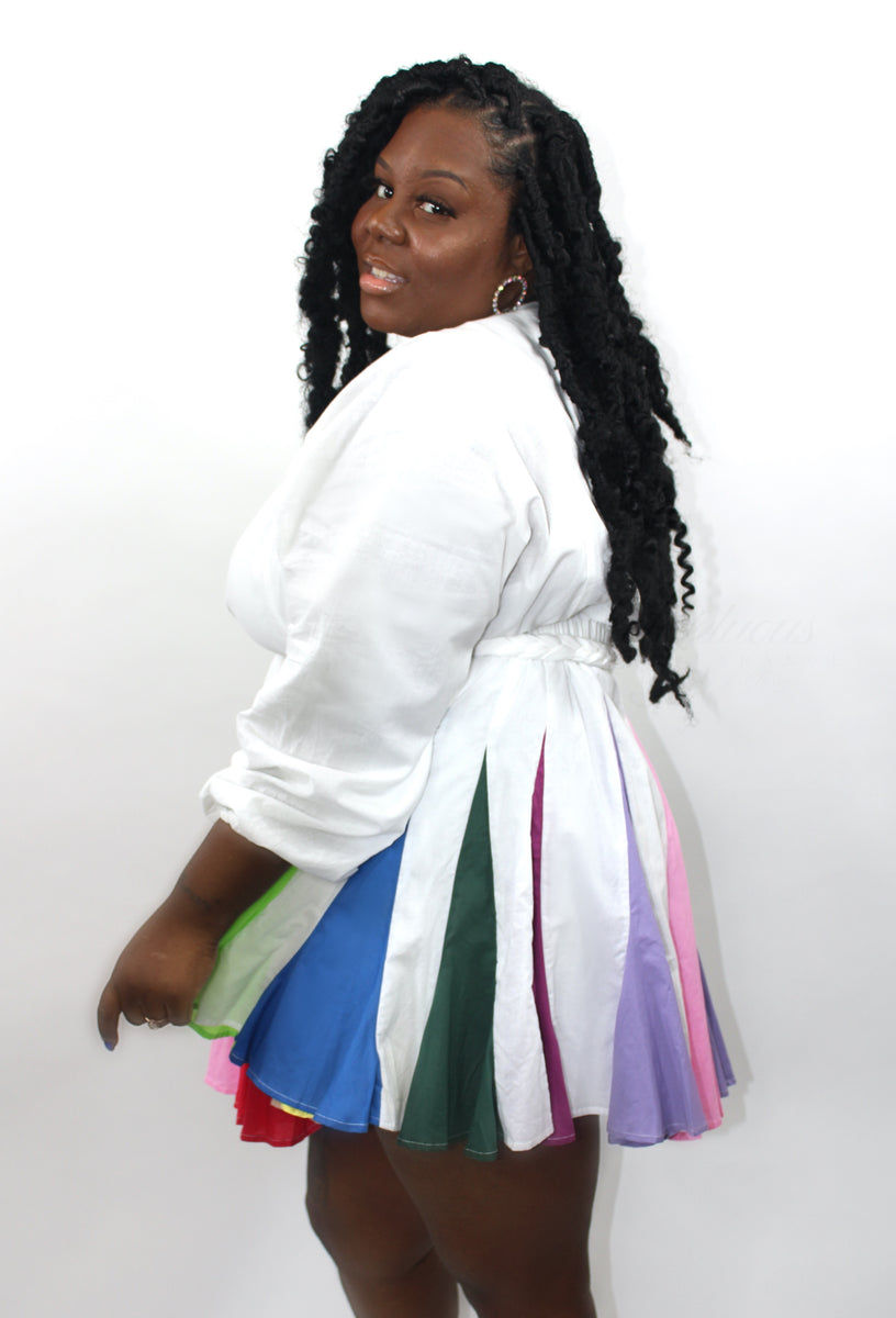 Color Blind Mini Dress – Voluptuous Appearance